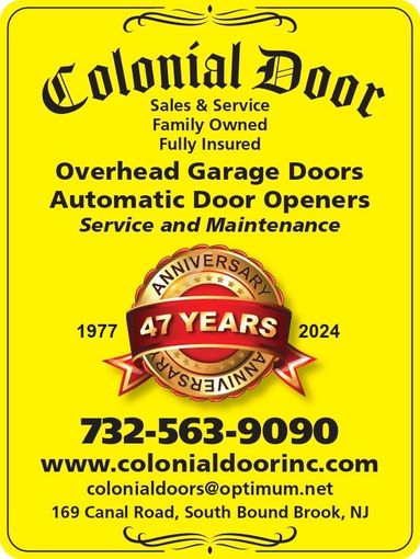 Garage Door Services | South Bound Brook, NJ | Colonial Door Co., Inc.