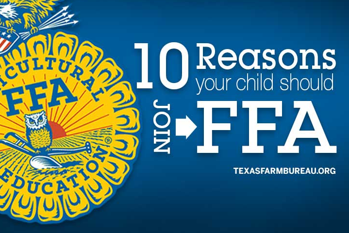 10 reasons your child should join FFA