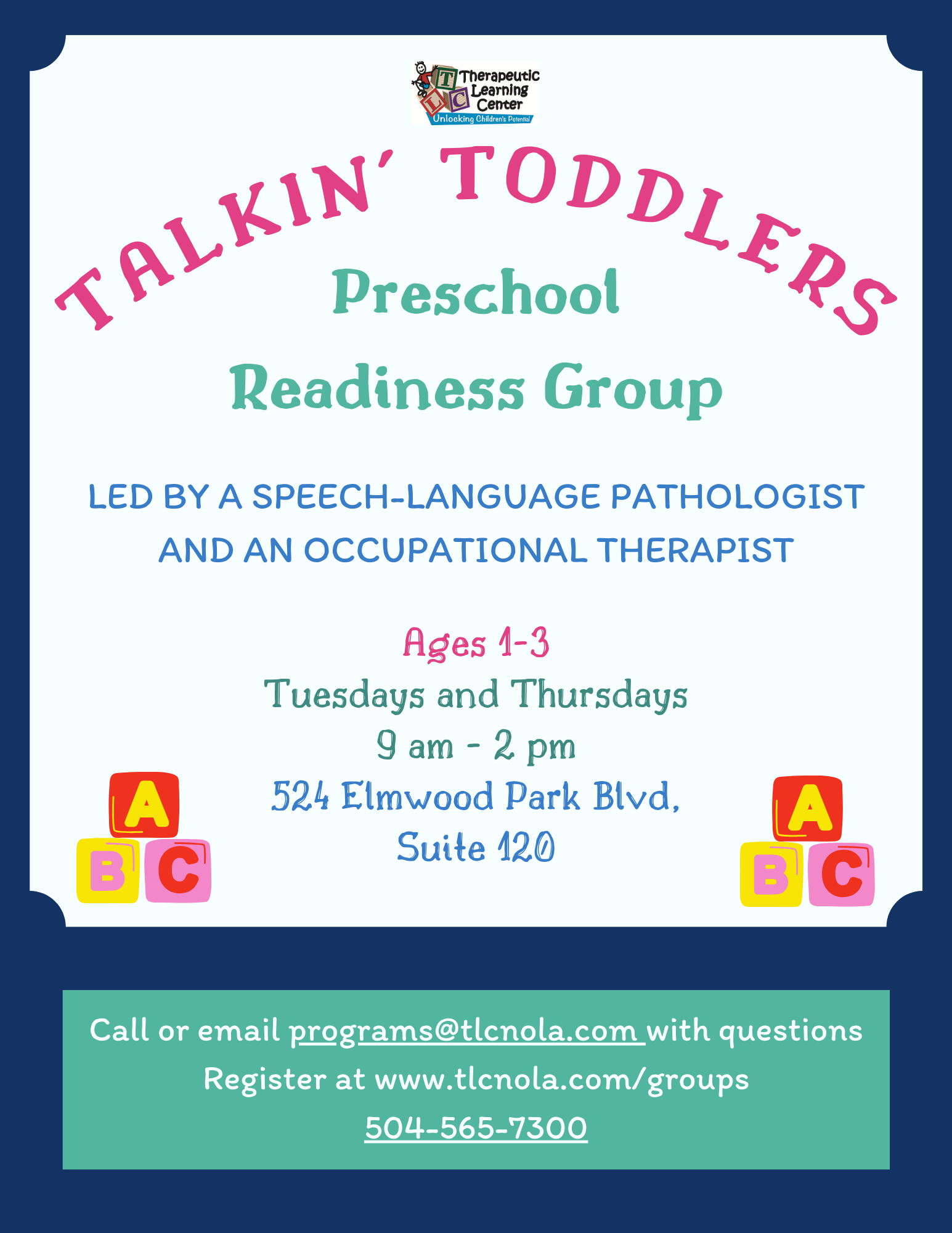 Therapeutic Learning Center - Metairie, LA - Groups/Programs