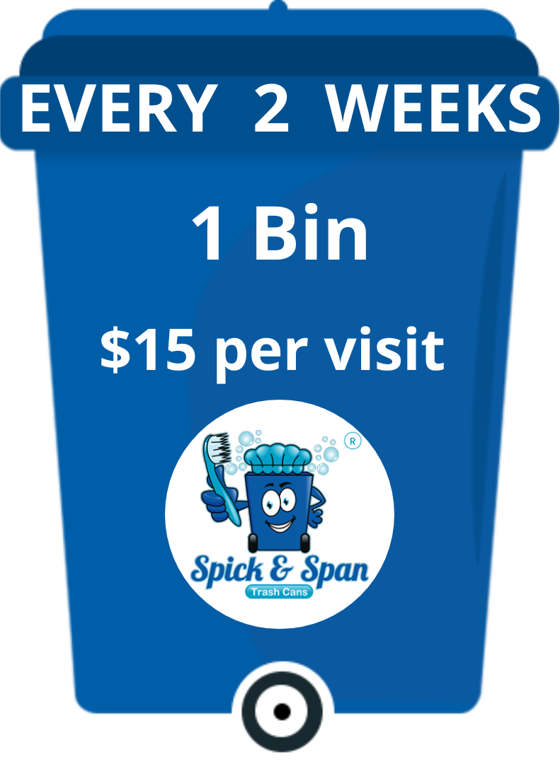 Houston, Tx Trash Can Cleaning Service | Spick & Span Trash Cans