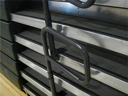 Self-Storing Aisle Rails (SSAR) | Interkal