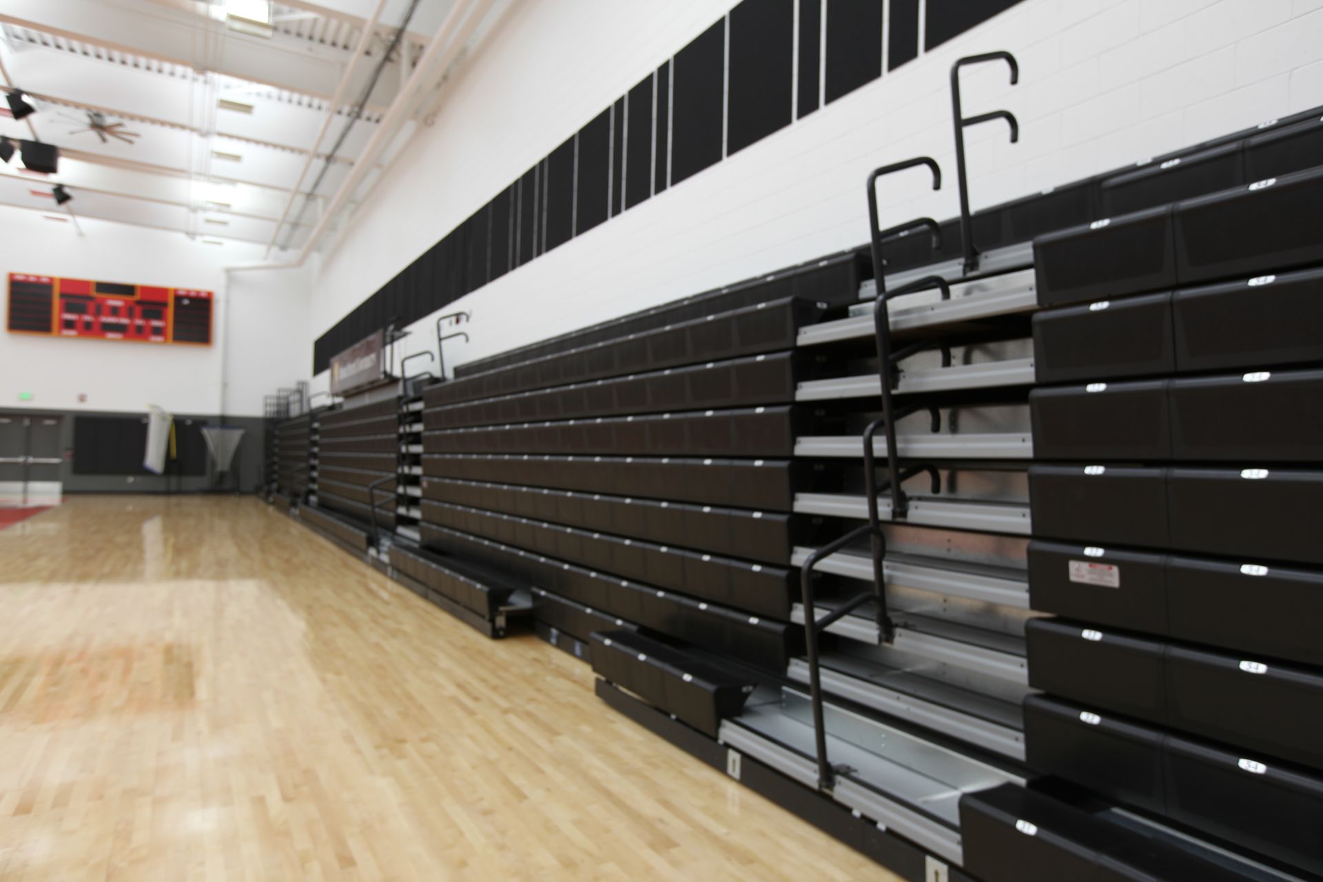 Interkal | Aisle Rail Systems for Telescopic Bleachers