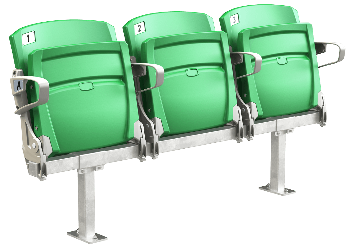 Interkal | VISION Fixed Stadium Chair for Arena Seating