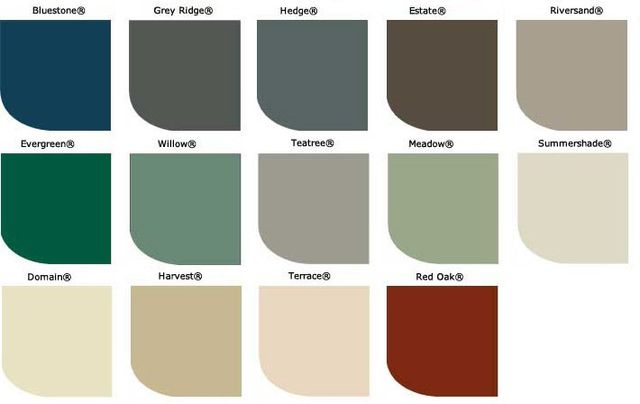 Colorbond Colours THE NEW STANDARD COLORBOND COLOURS ARE NOW AVAILABLE