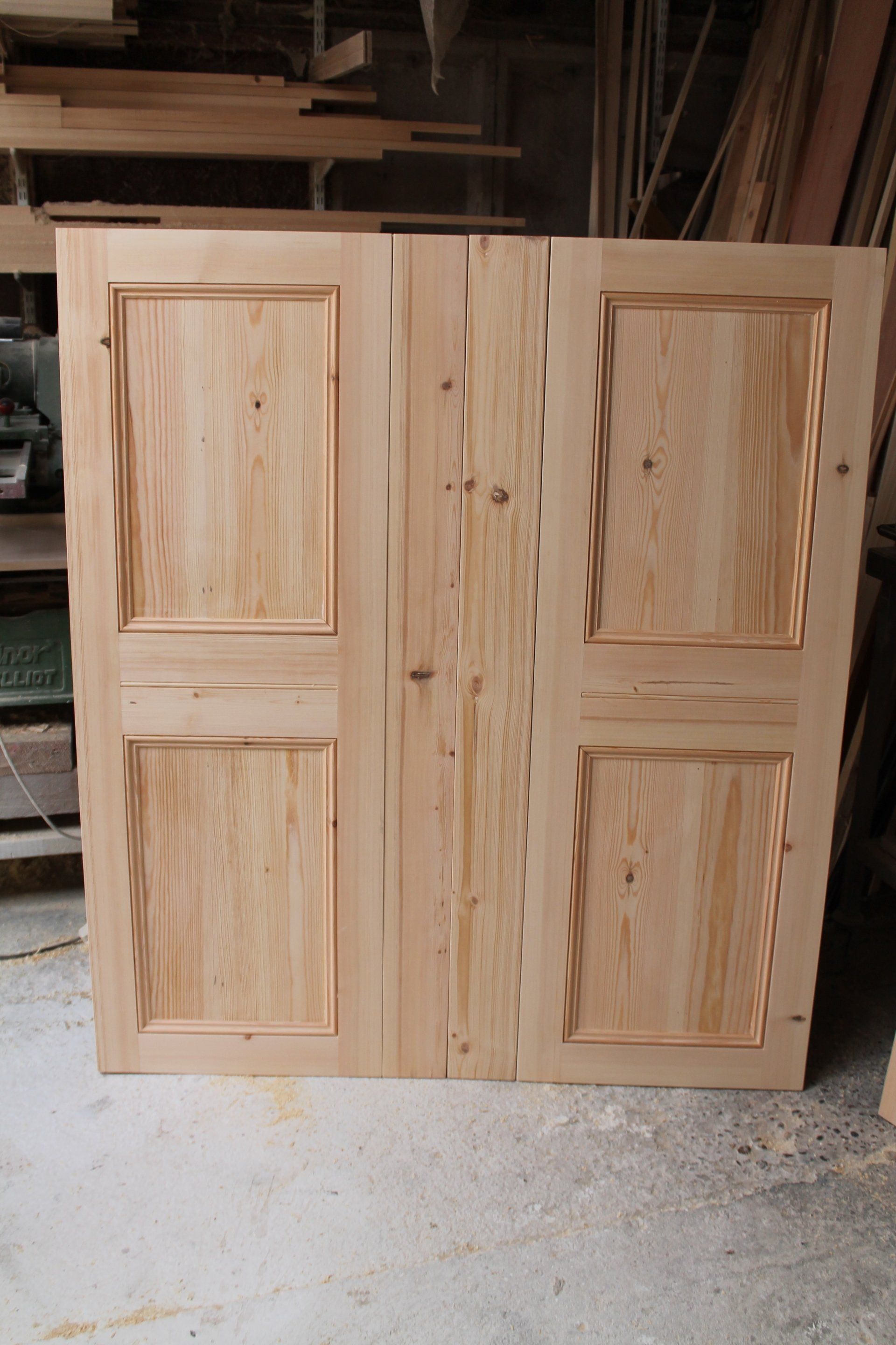Solid Pine Wood Period Window Shutters