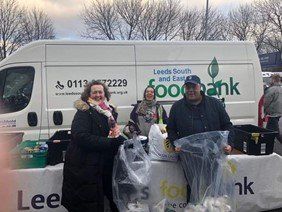 LUSN Boost Leeds Food Bank Charity