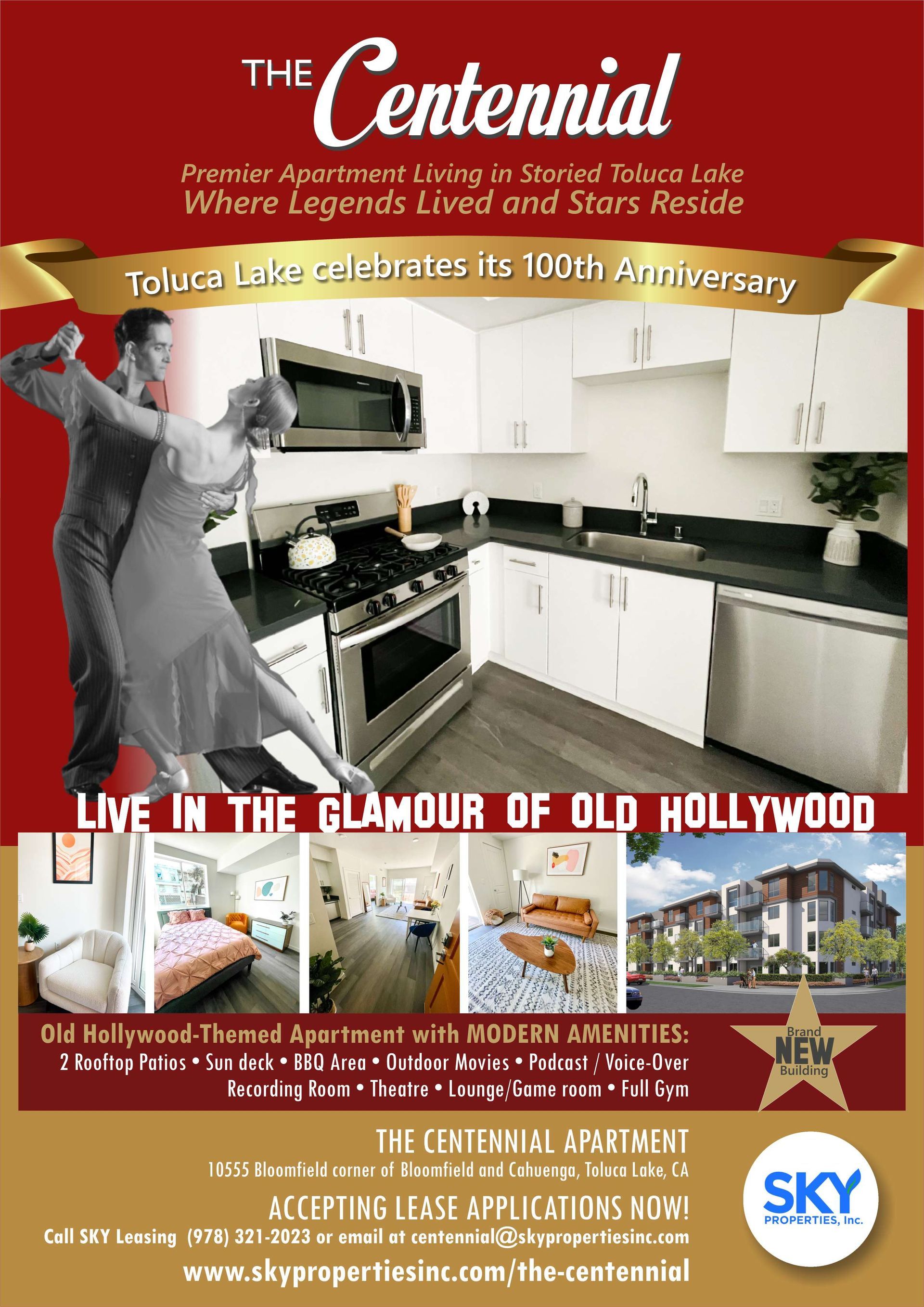The Centennial Apartments-New Building in Toluca Lake