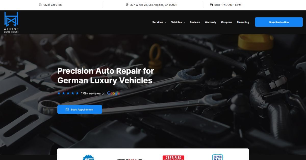 Auto Repair in Los Angeles, CA | Alpine Auto House Inc.