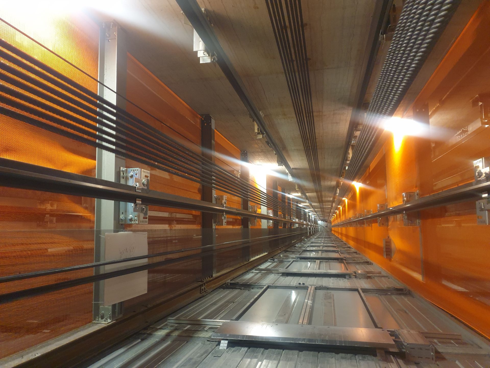 PearlWeave Lift Shaft Screening | Whitesmith Solutions