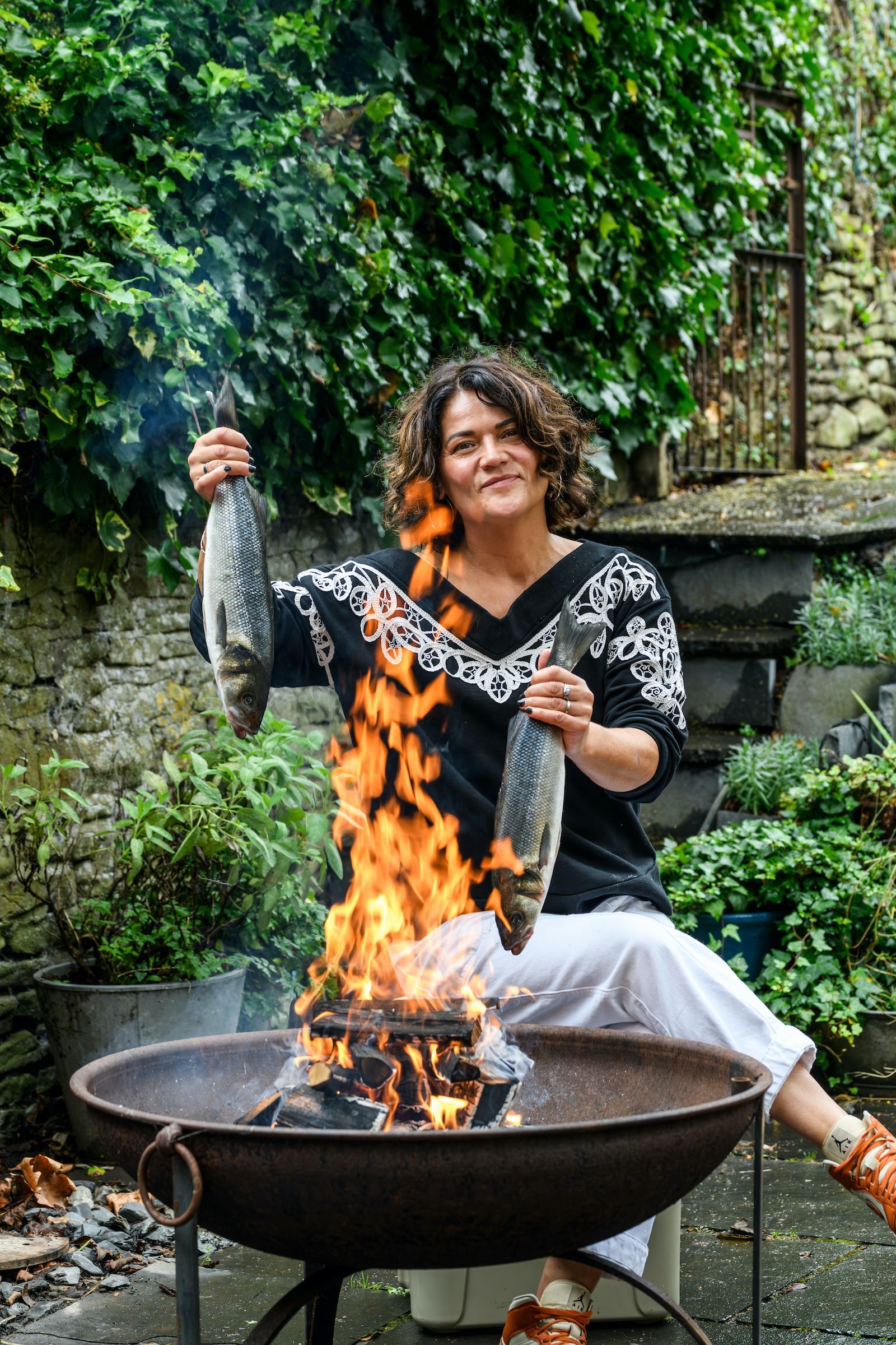 GENEVIEVE TAYLOR, AUTHOR, BARBECUE, FIRE COOK, BRISTOL FIRE SCHOOL