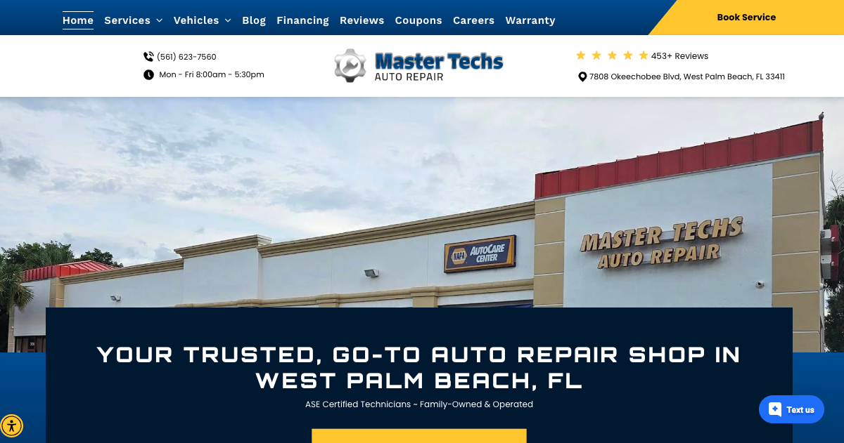 Mitsubishi Auto Repair - West Palm Beach, FL | Master Techs Auto Repair