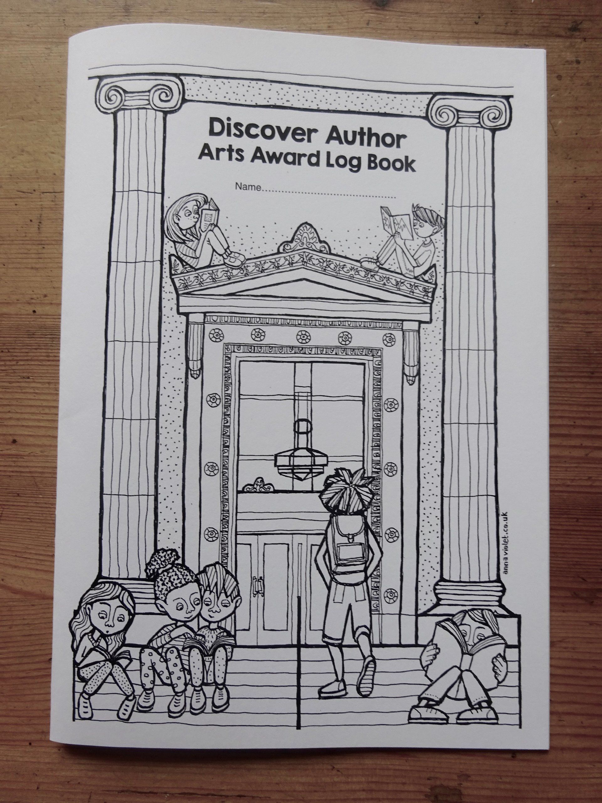 Discover Author Arts Award logbook