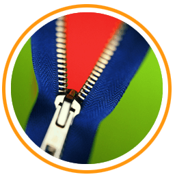 An extensive range of high-quality zips