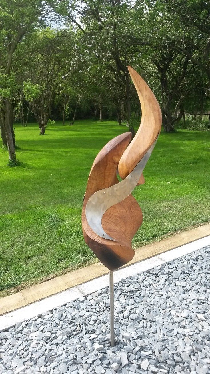 Abstract carvings and tree sculptures, Peter Leadbeater
