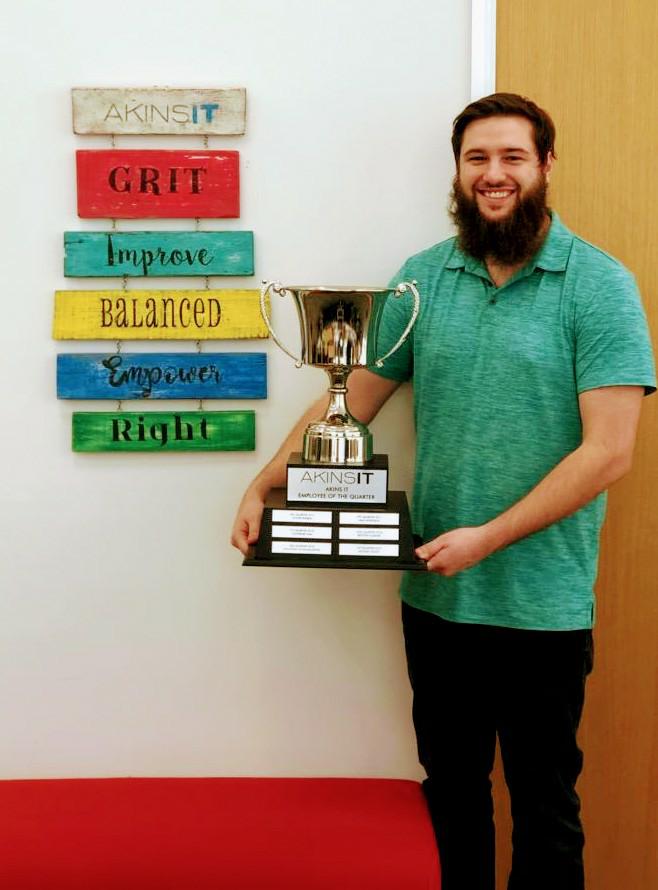 Dean Navarro: Employee of the Quarter! | Akins IT