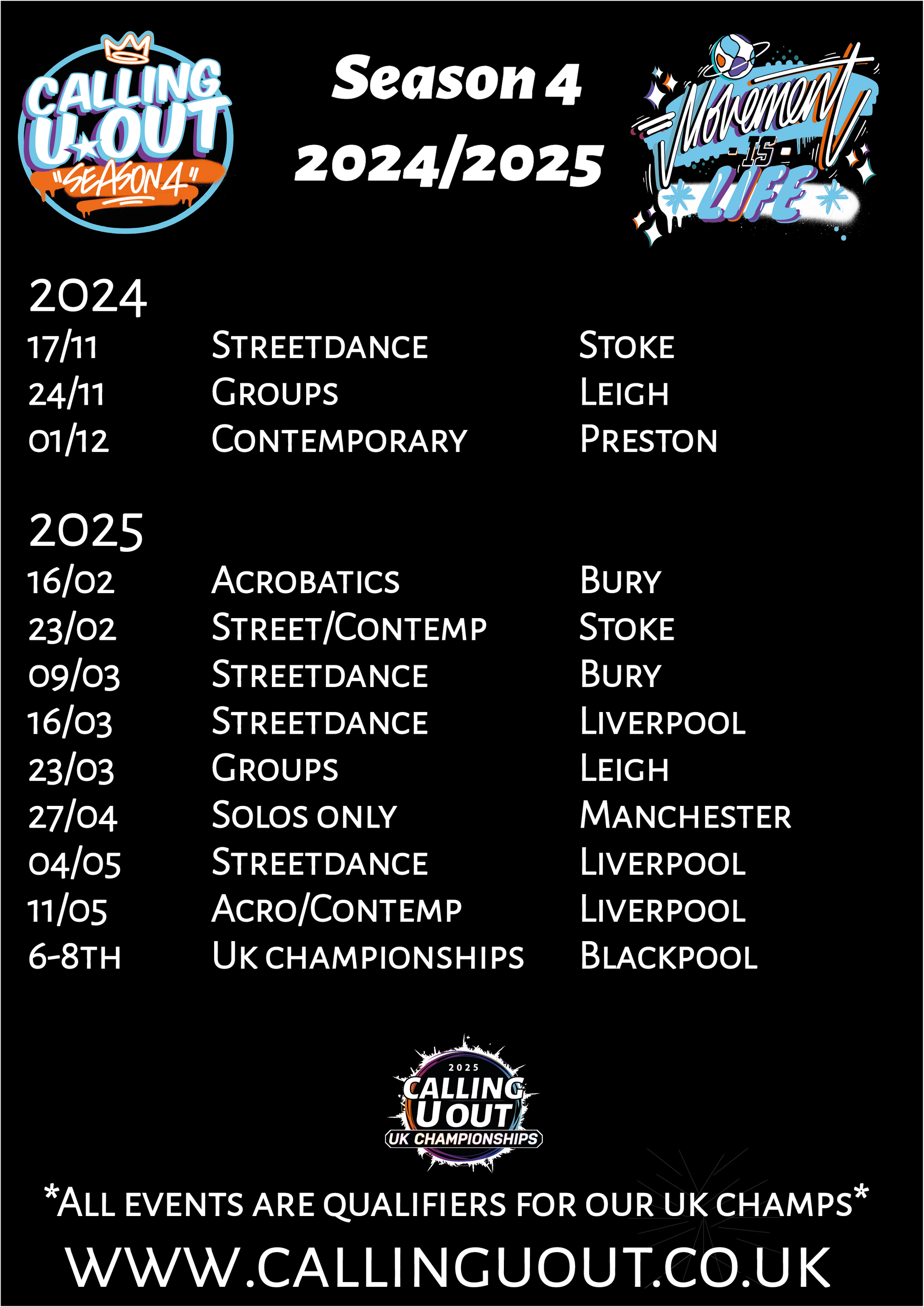 Calling U Out Competitions - Home