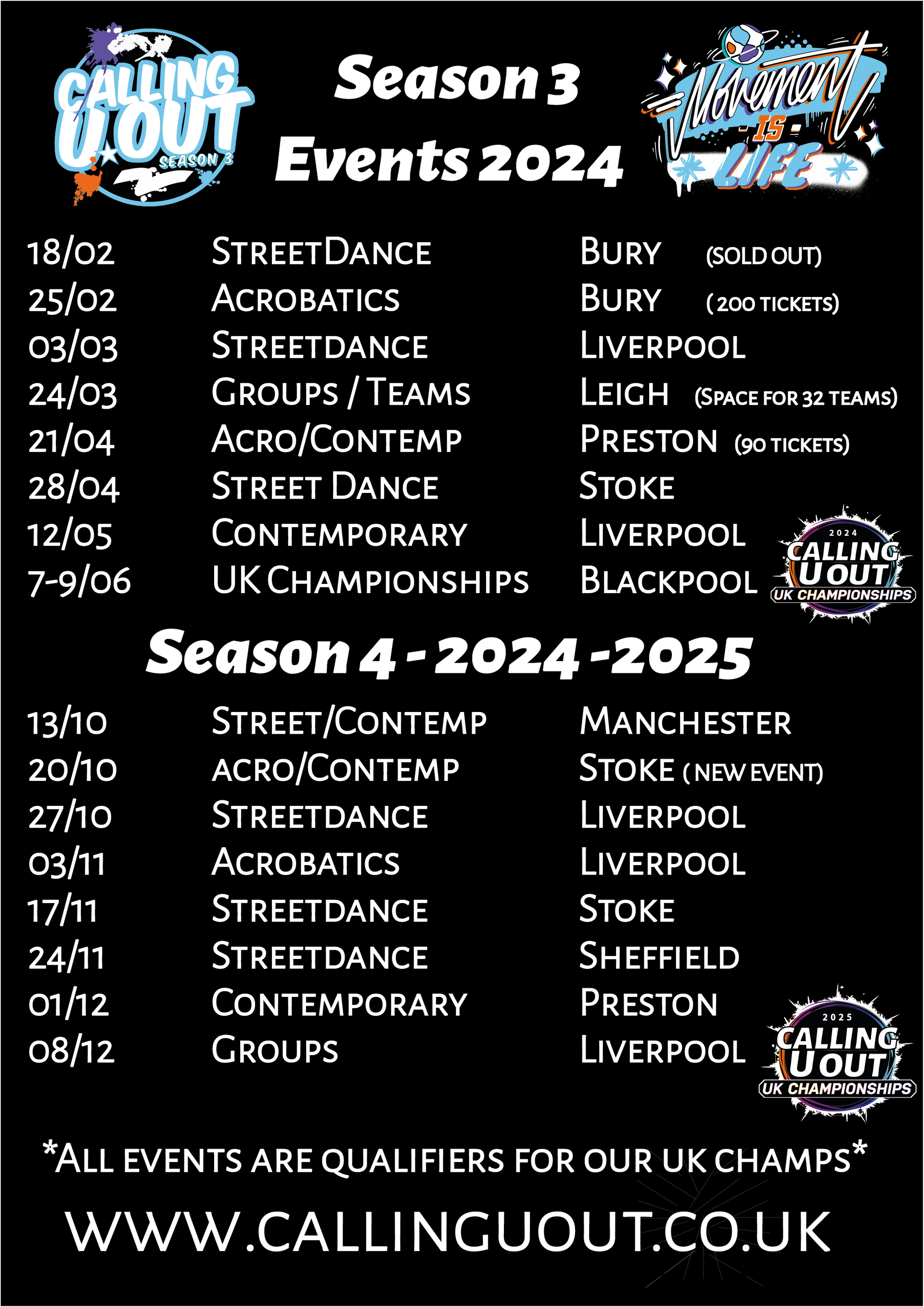 Calling U Out Competitions - Home