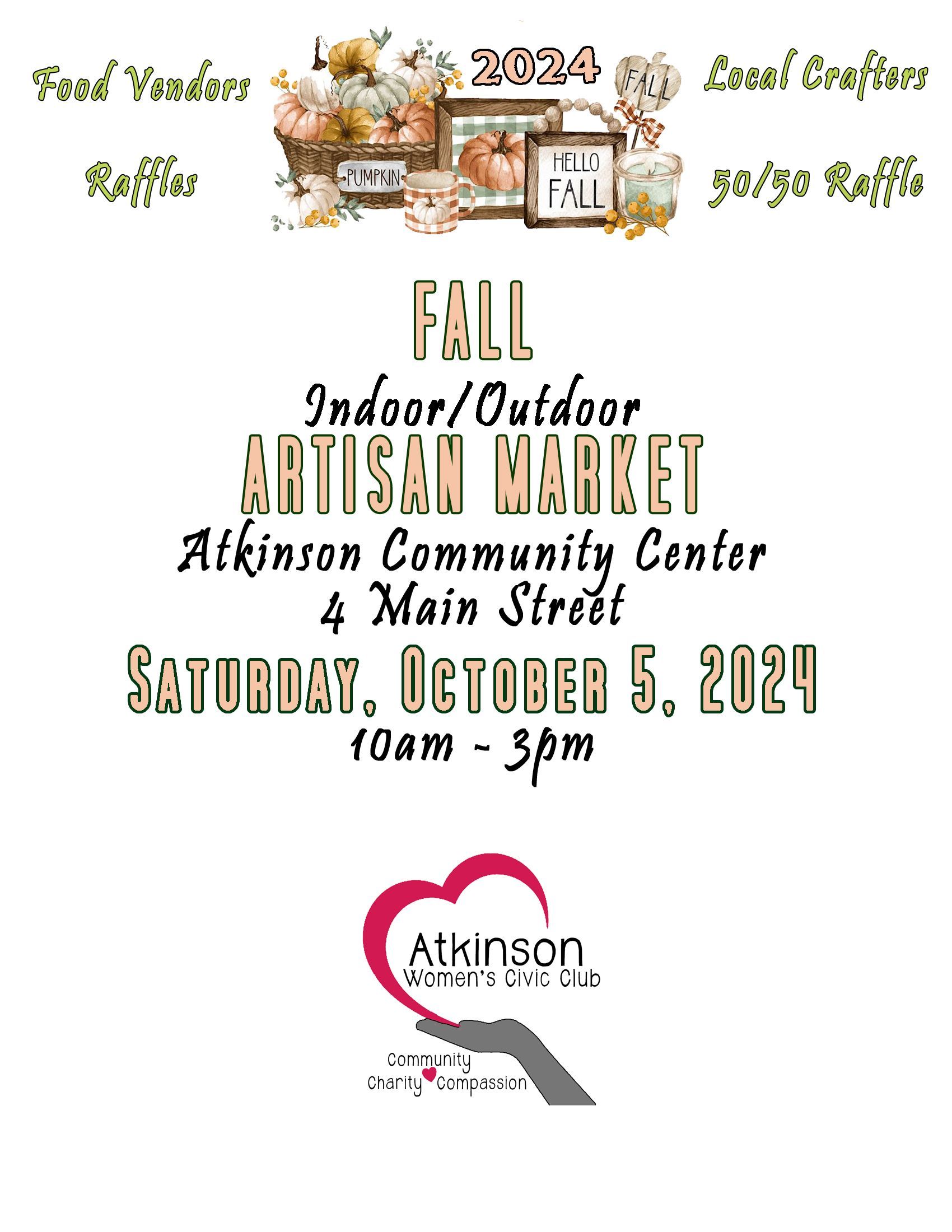 Upcoming Events and Fund Raisers for Atkinson Womens Civic Club