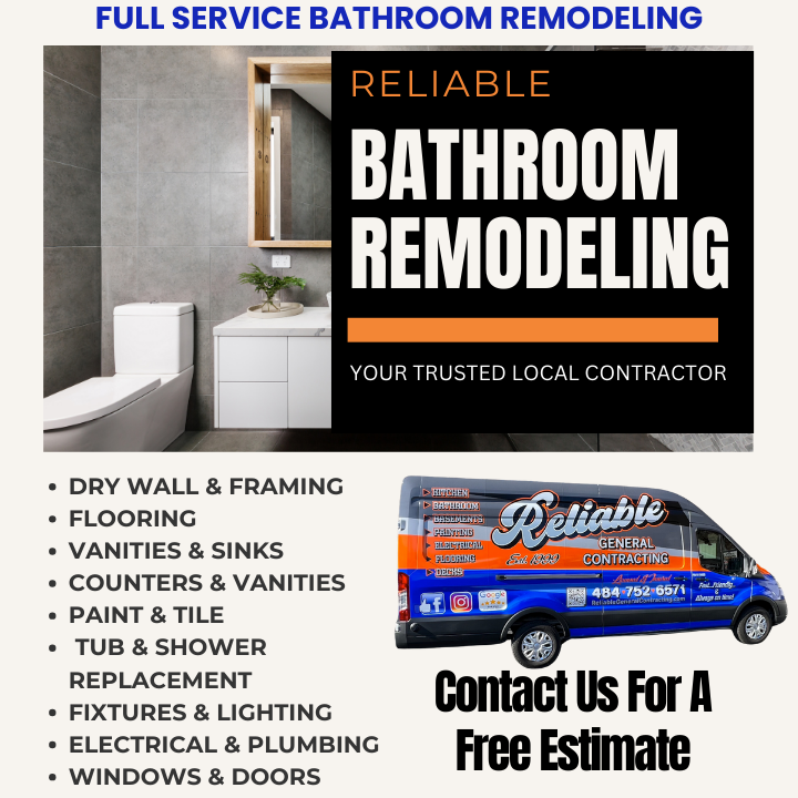Bathroom remodeling contractor in Skippack PA 19474