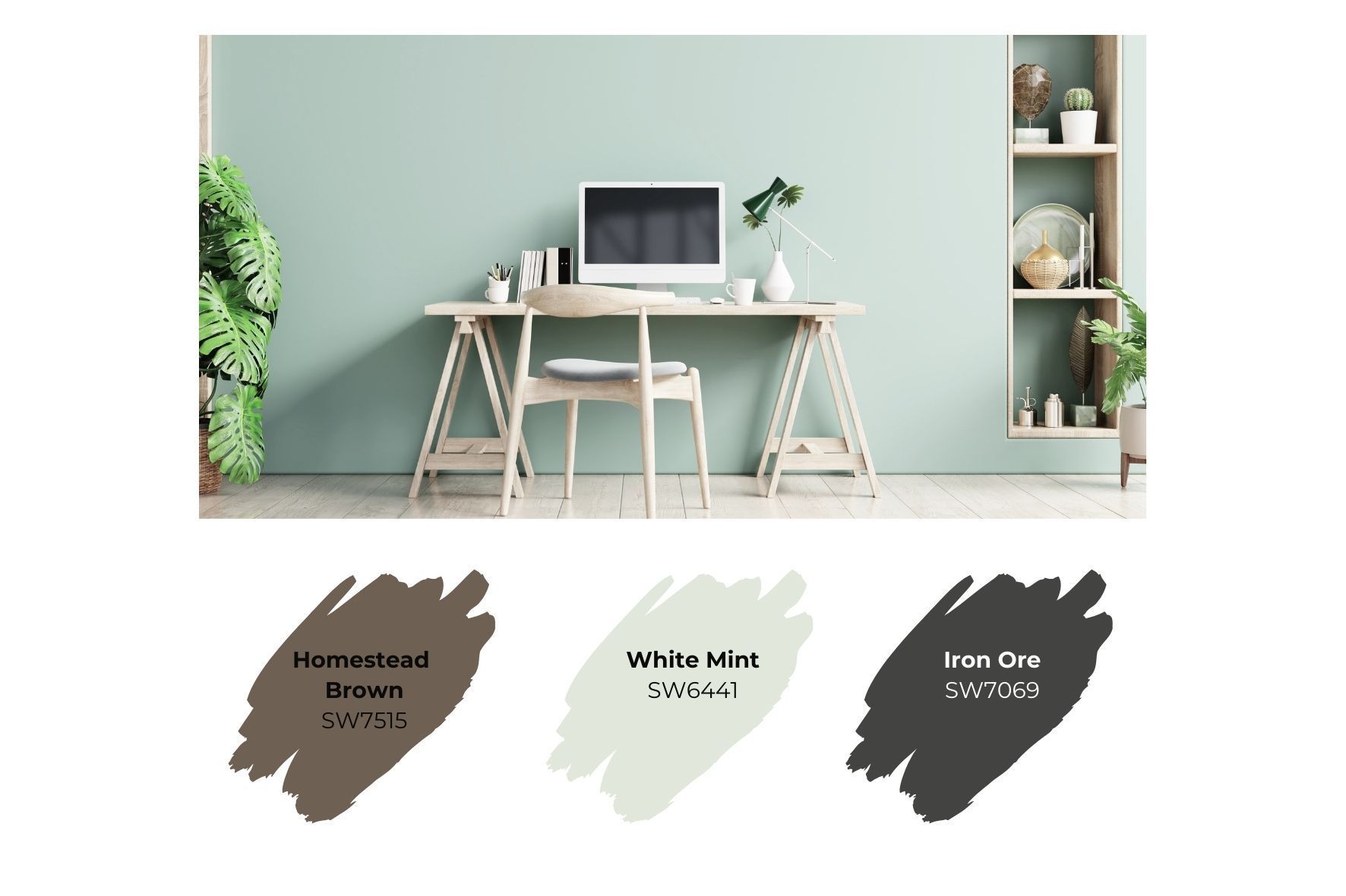 Boost Productivity with 14 Professional Home Office Paint Colors