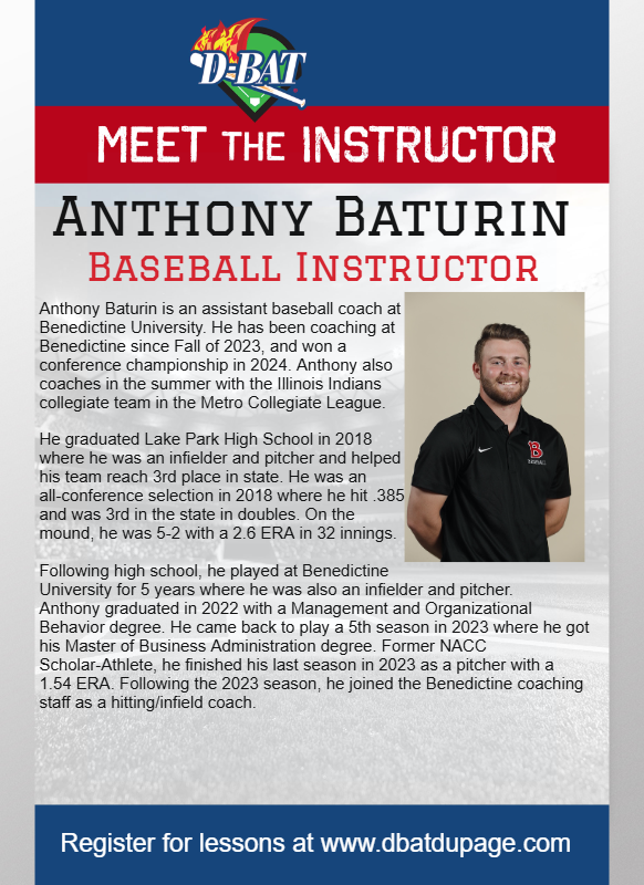 Baseball & Softball Lessons | D-BAT DuPage | Villa Park, IL