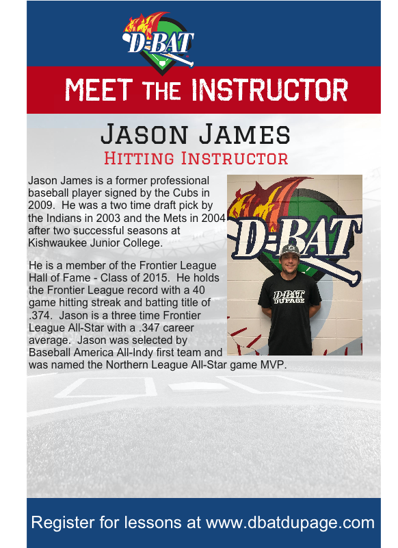 Baseball & Softball Lessons | D-BAT DuPage | Villa Park, IL