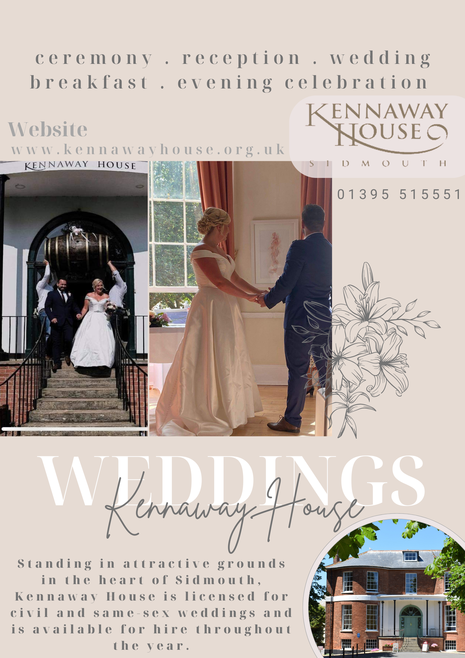 What's On at Kennaway House Sidmouth | Upcoming Events
