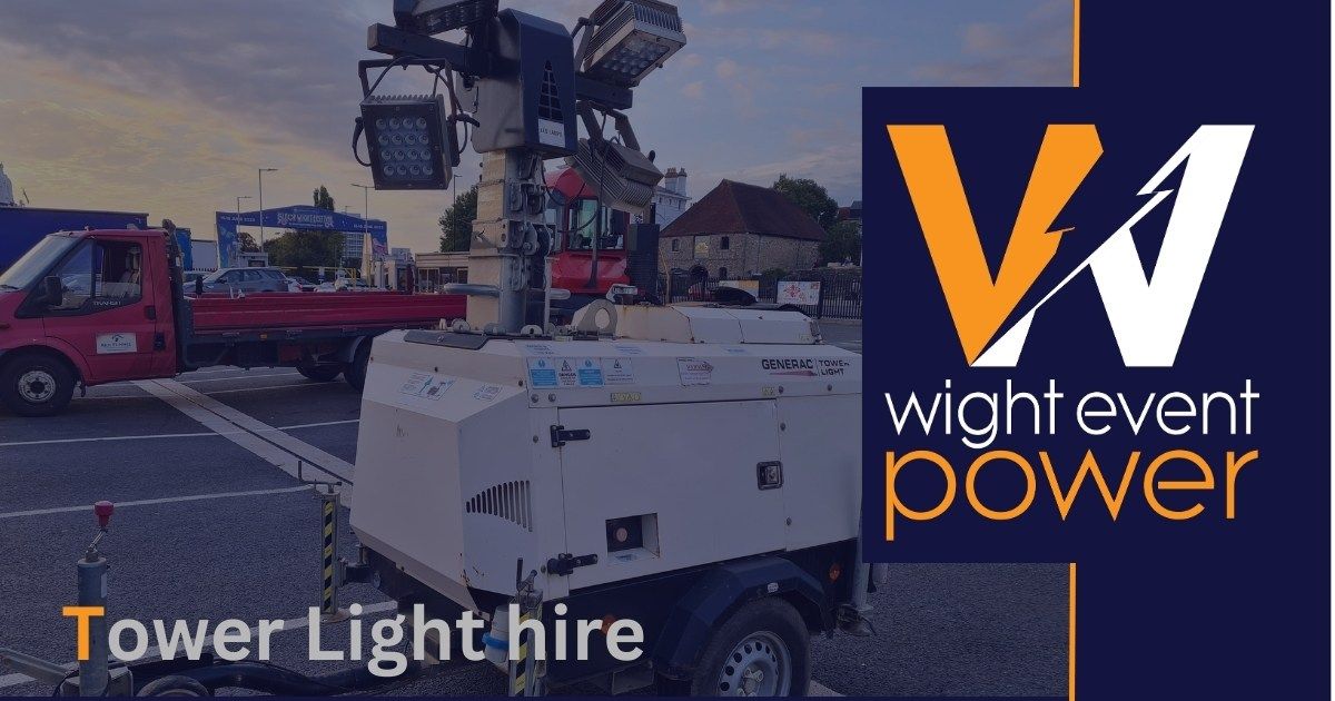Tower Lights for Hire | Wight Event Power