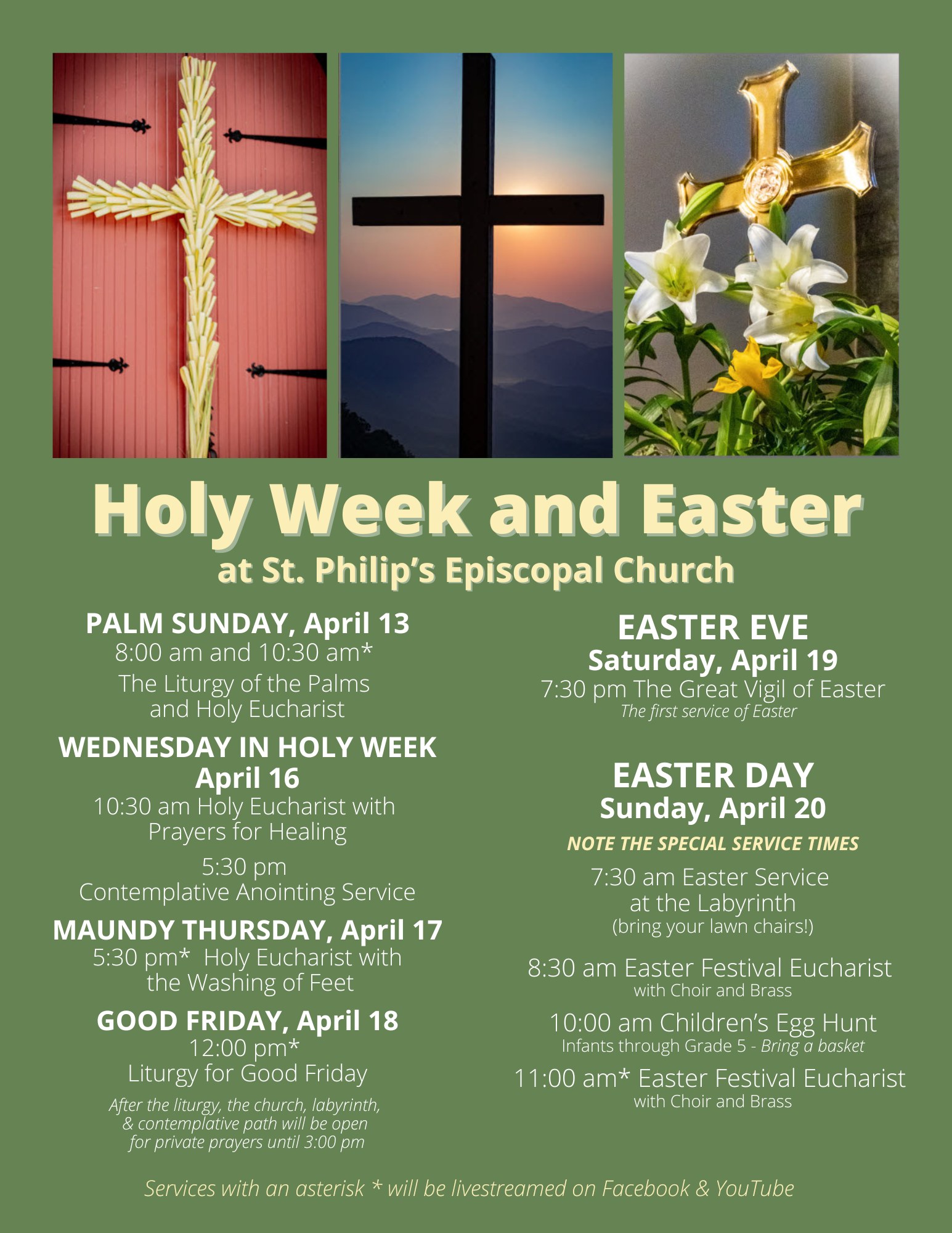 Holy Week and Easter 2025