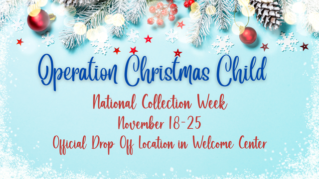 Operation Christmas Child National Collection Week 2013 Operation