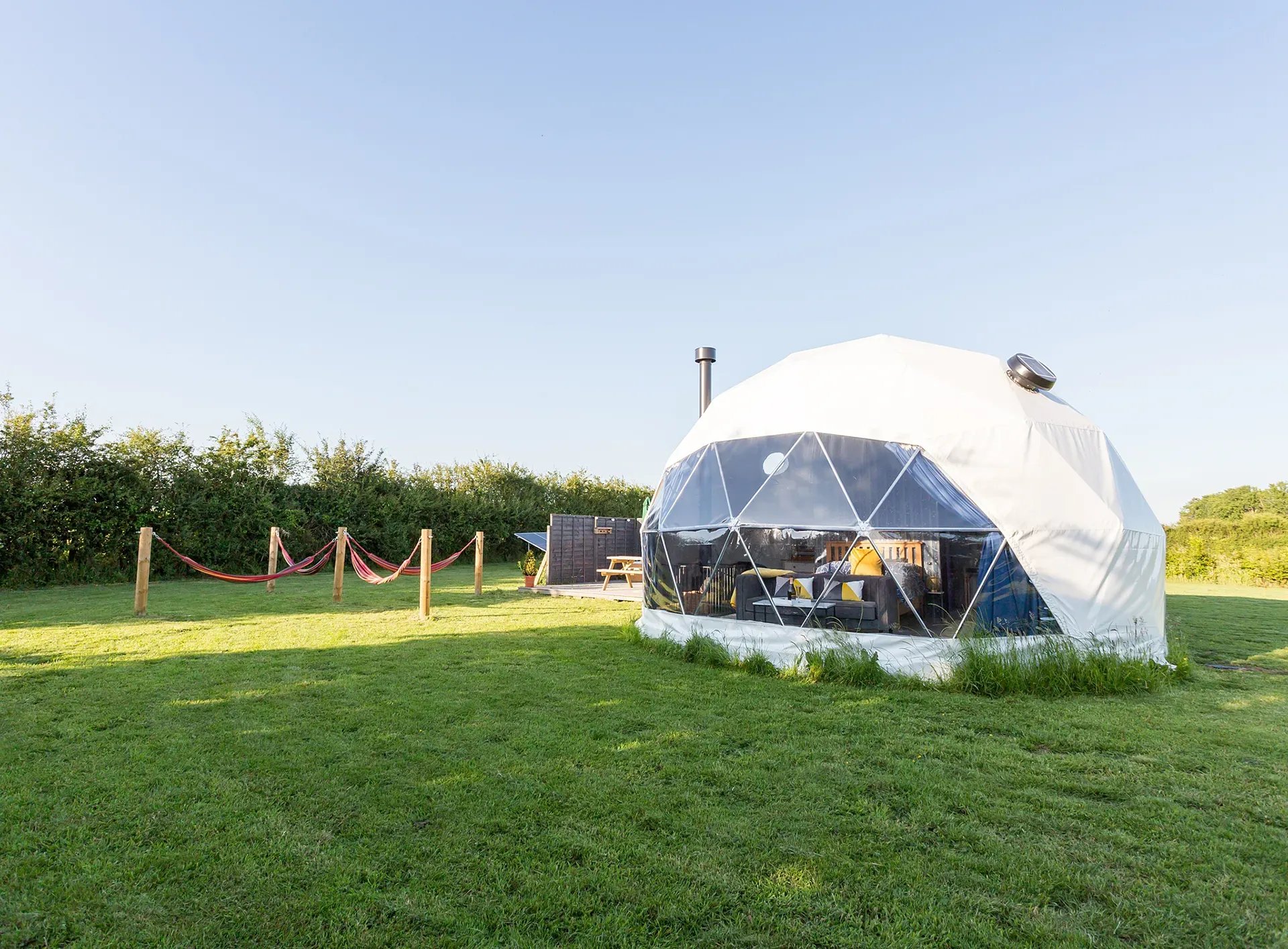 Ways to Stay - Tractors & Cream Luxury Glamping
