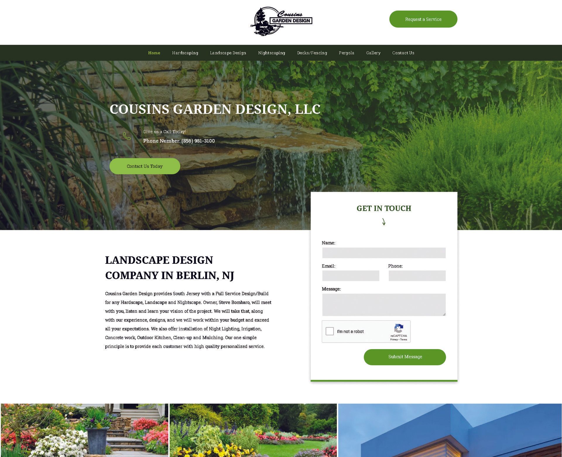 Landscape & Tree Portfolio | Engage Website Design