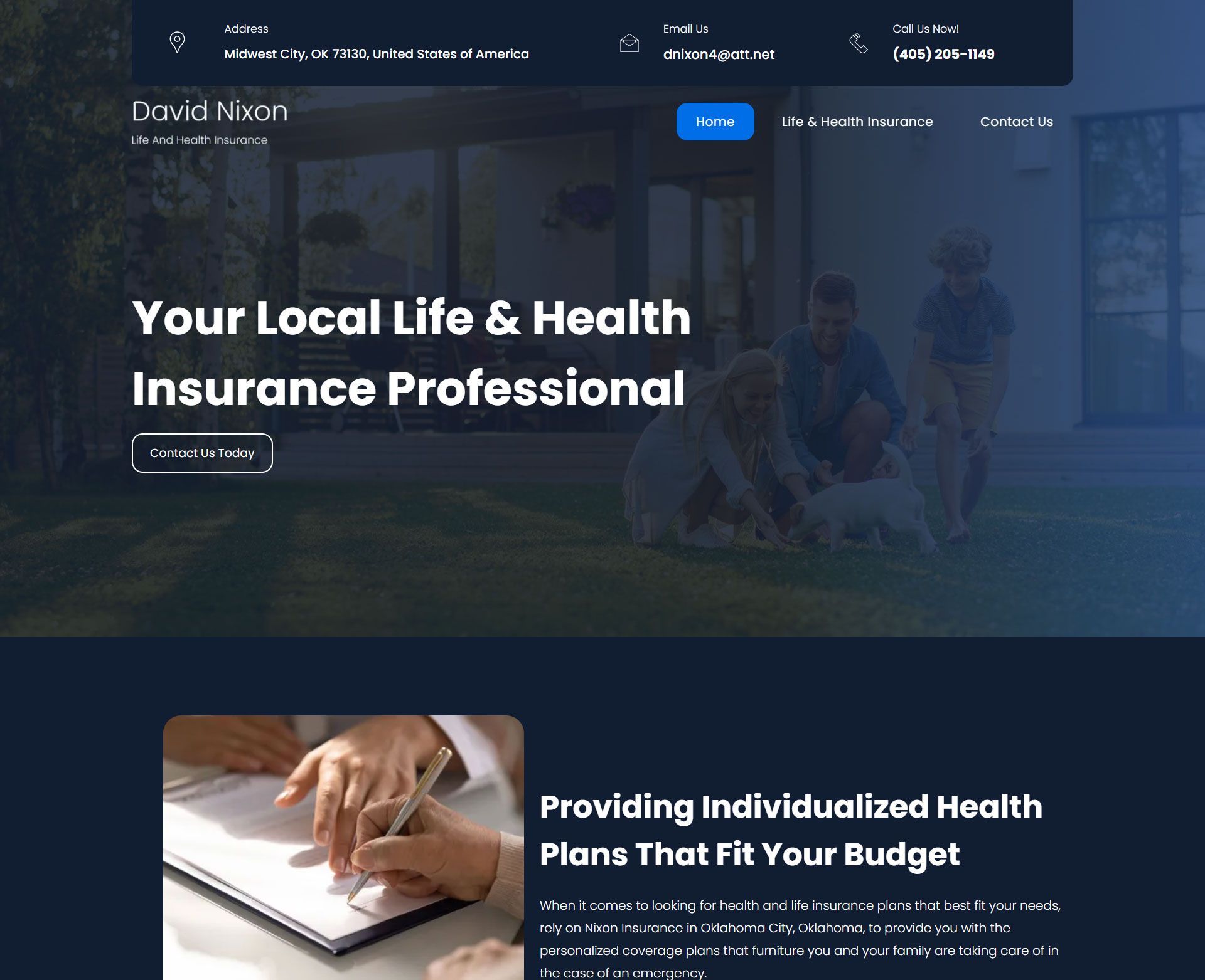 Insurance Portfolio | Engage Website Design