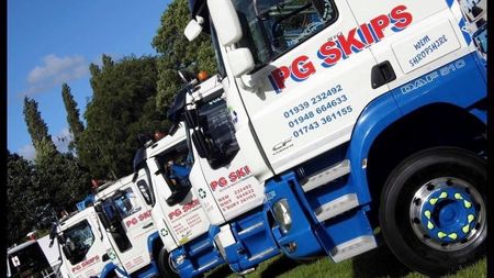 Waste disposal in Shrewsbury, PG Skips Ltd