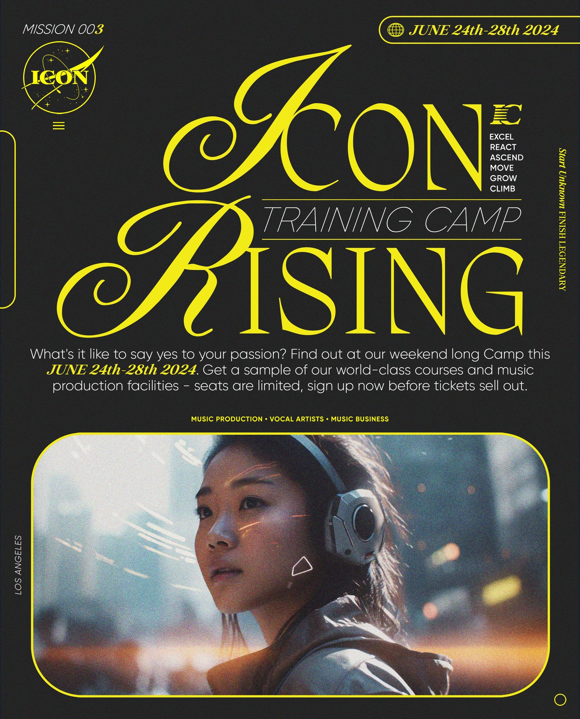 Immersive Music Production Training Camp | Icon Collective