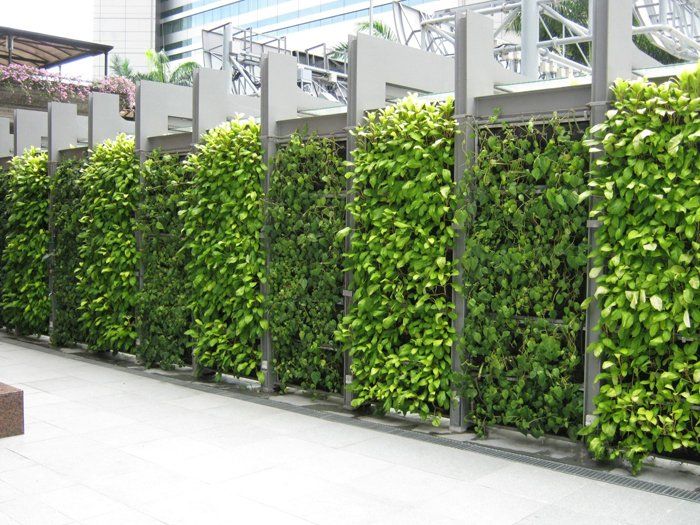 78 Shenton Way South Tower - Proprietary Modular Greenwall Panel System