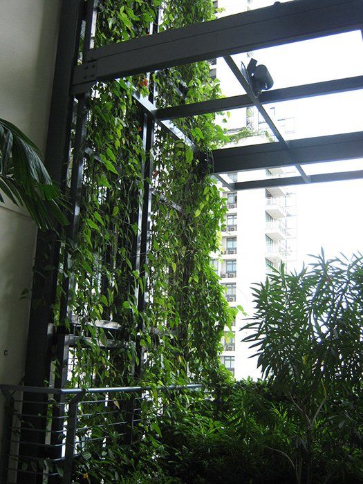 Park Hotel Alexandria - Proprietary freestanding modular green wall system