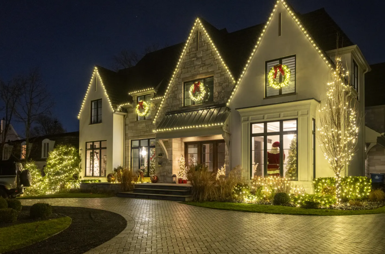 Permanent LED Roofline Lighting in Rhode Island