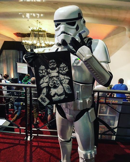 The Storming of the Troops at Comic Con Leicester 2017