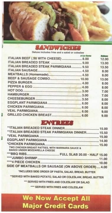 Rocky's Pizza & Restaurant - menu, Rocky's Pizza & Restaurant - If you ...