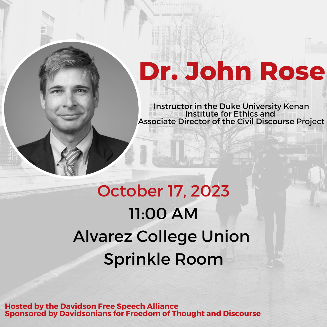 DFTD is a free speech nonprofit in Davidson North Carolina