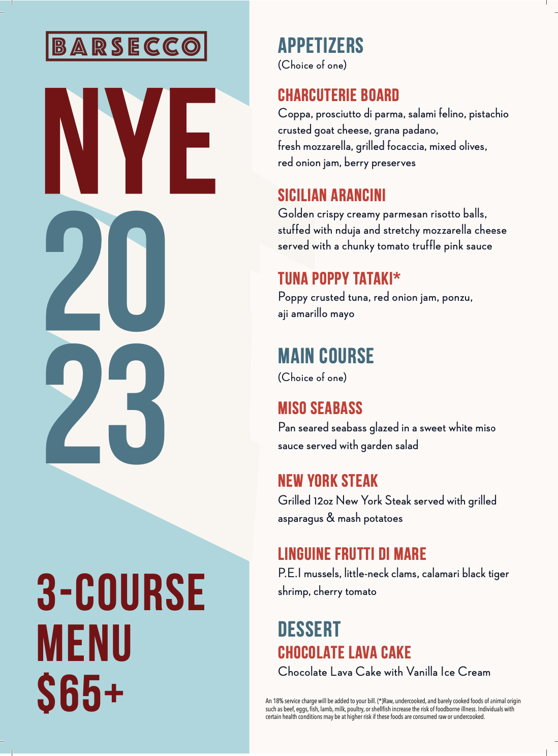 DREAMLAND, 2023 NYE Party at Barsecco!