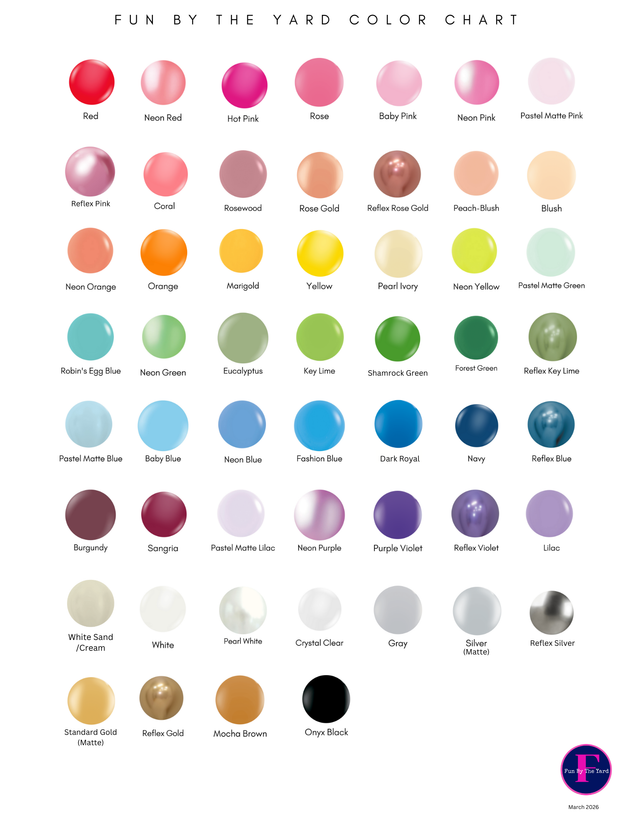 decorating colour charts
