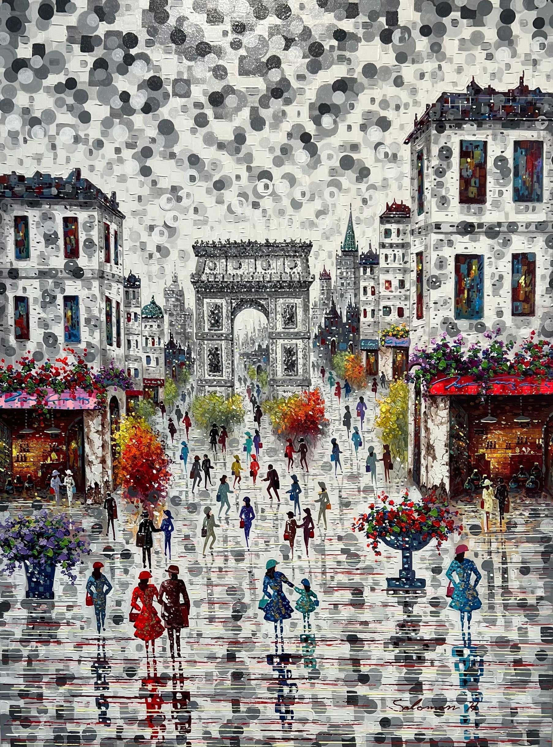 original painting of Solomon Hwang,