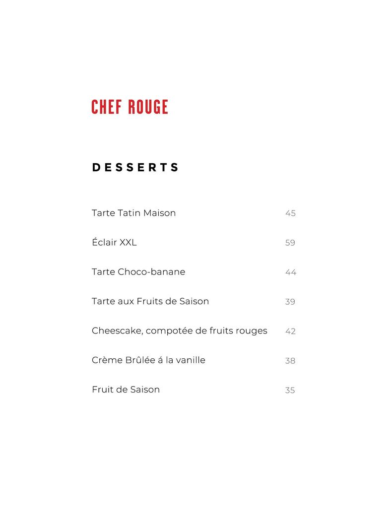 Chef Rouge