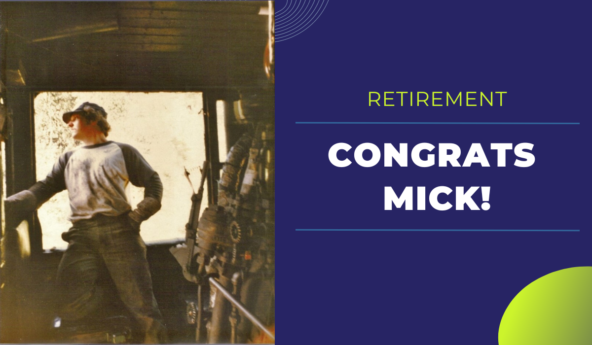 Congratulations on Your Retirement, Mick!