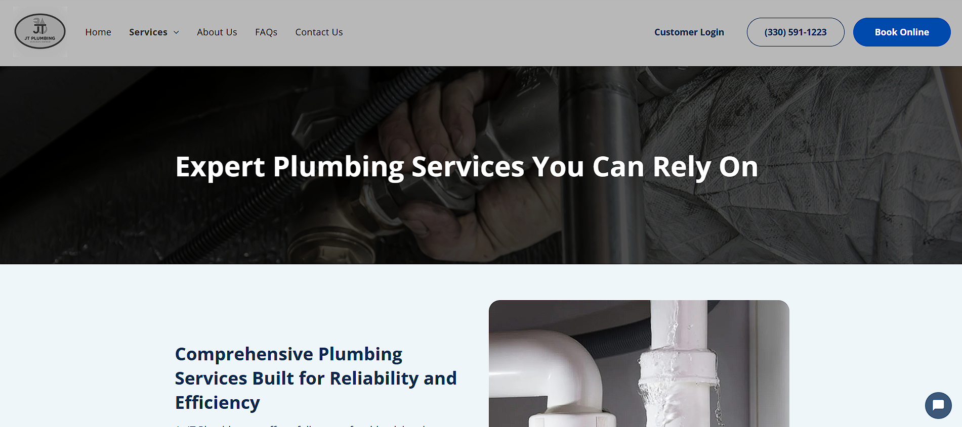 Plumbing Services in Medina OH | JT Plumbing
