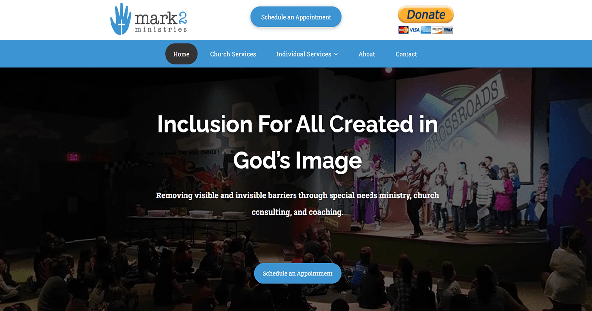 Mark 2 Ministries | Equipping Churches With a Special Needs Ministry