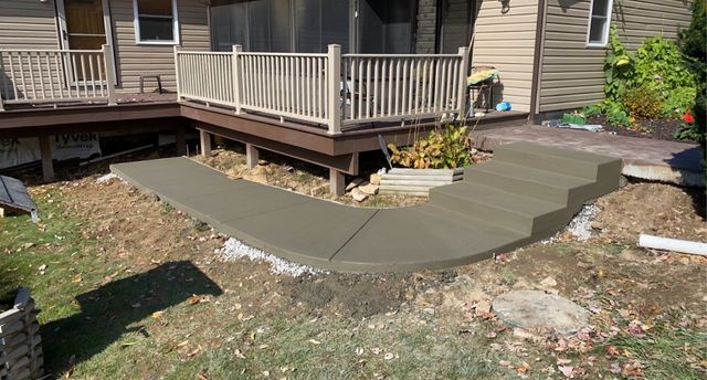 Concrete Steps Front Porch