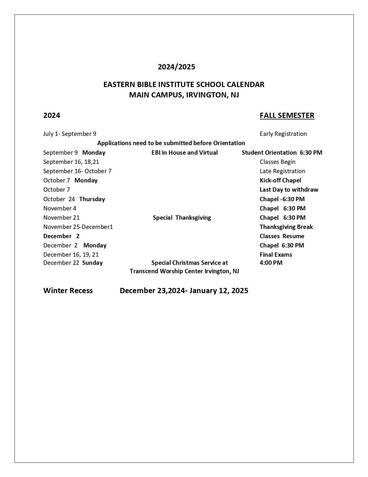 Eastern Bible Institute | Dr. Odessa McNeill